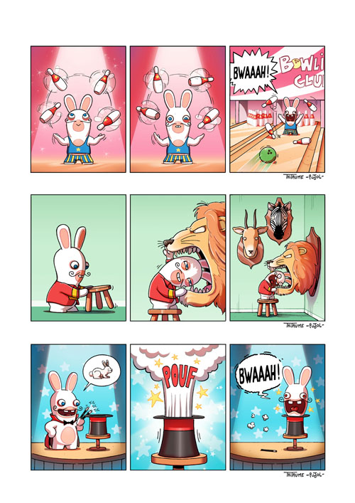 J'ai lu Les Lapins Crétins, tome 1 : Bwaaaaaaaaaaah