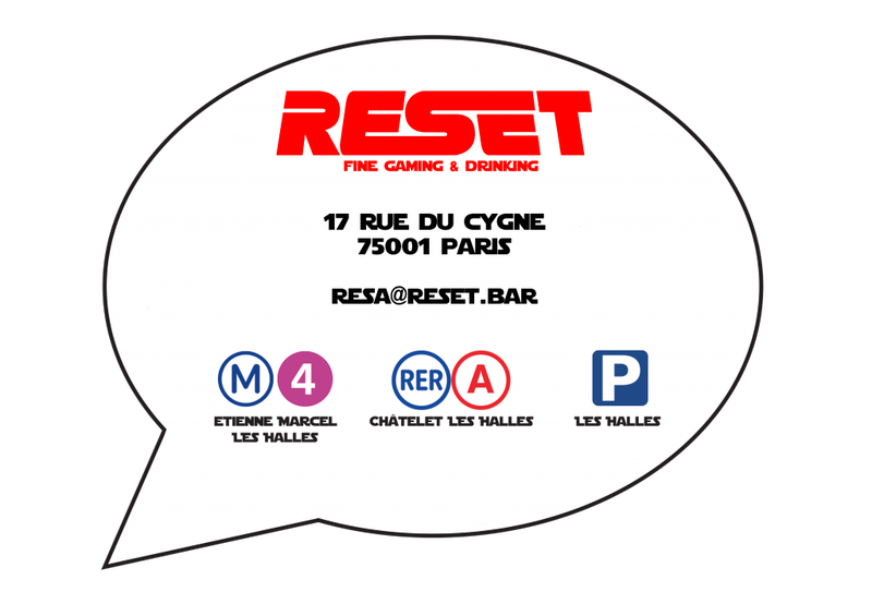 Le RESET : un bar rétrogaming à Paris