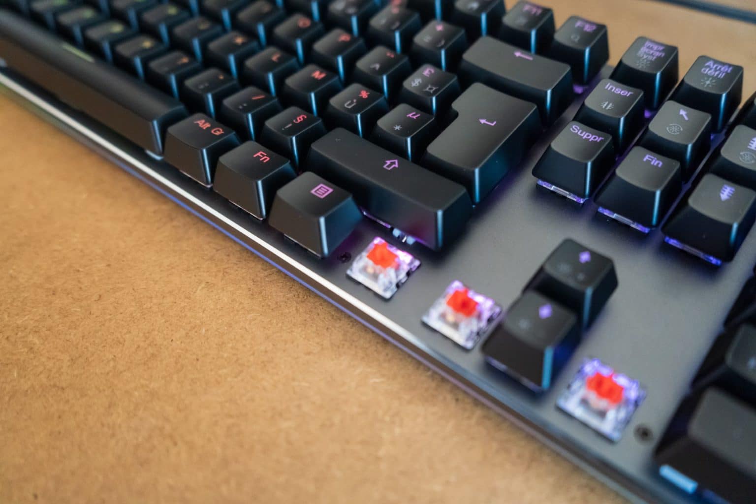 Mon avis sur le clavier mécanique AUKEY KM-G12 RVB switch rouge