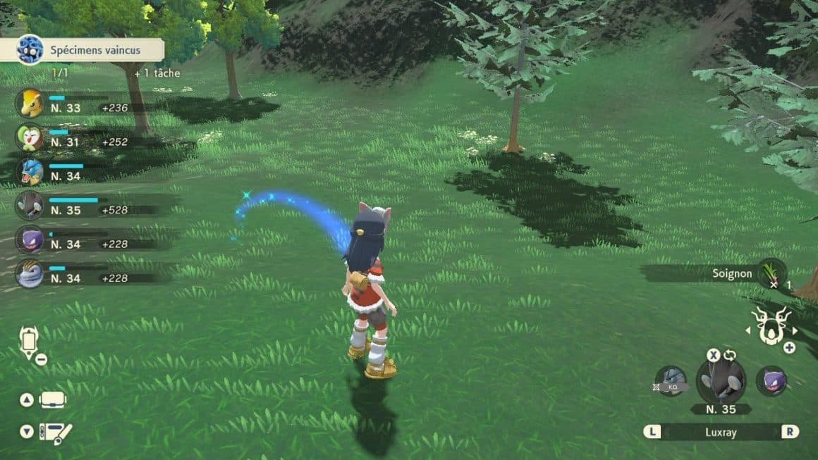 Les objets tenus par les Pokémon dans Pokémon Legends: Arceus