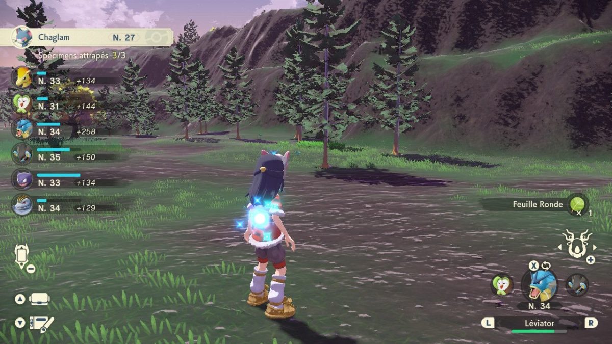 Les objets tenus par les Pokémon dans Pokémon Legends: Arceus