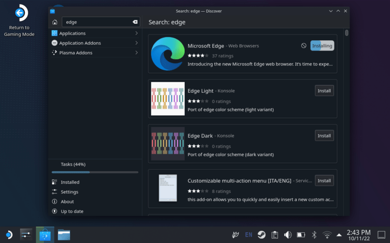 Installer le Xbox Cloud Gaming (Xbox Game Pass) sur Steam Deck avec Edge