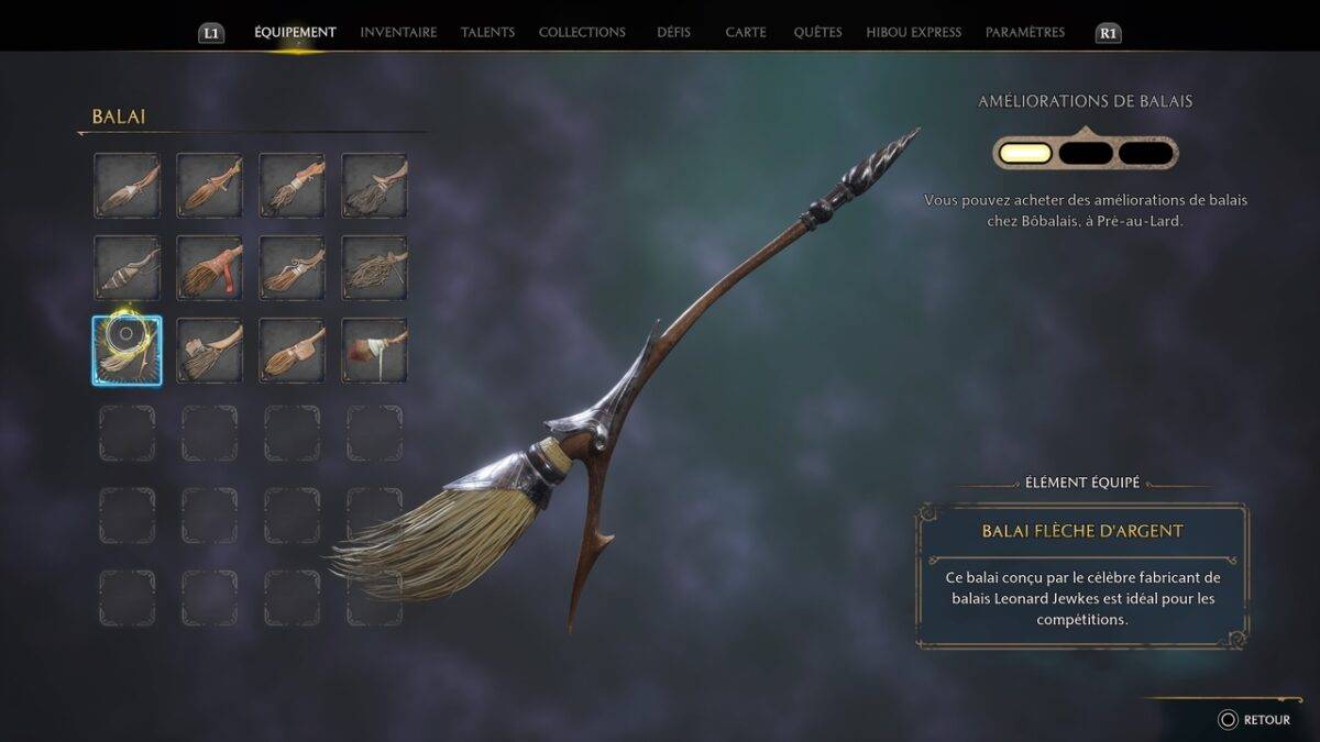 Liste des balais et comment les obtenir dans Hogwarts Legacy
