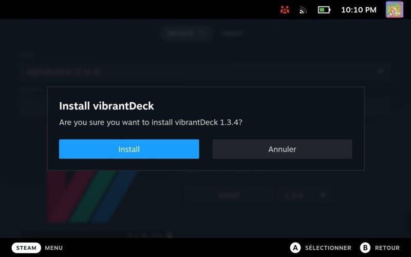 Installer CSS Loader via Decky Loader pour installer des thèmes sur Steam Deck