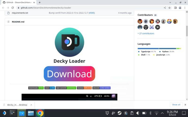 Installer CSS Loader via Decky Loader pour installer des thèmes sur Steam Deck