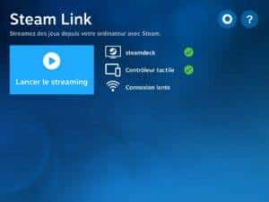 Installer Steam Link pour jouer sur TV, tablette et PC/Mac sans câble au Steam Deck