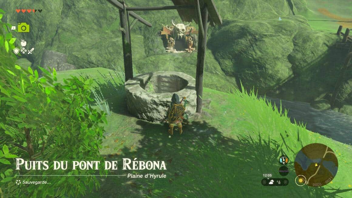 Emplacements et carte des 58 puits dans Zelda : Tears of the Kingdom