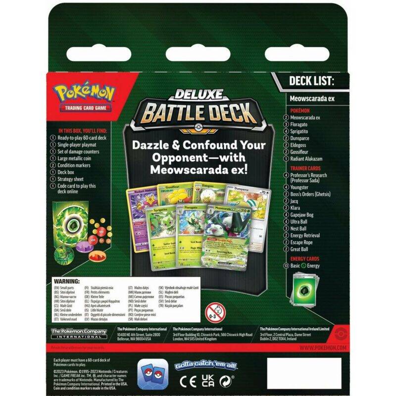 Deux decks de Combat Deluxe Palmaval ex et Miascarade ex pour le JCC ...