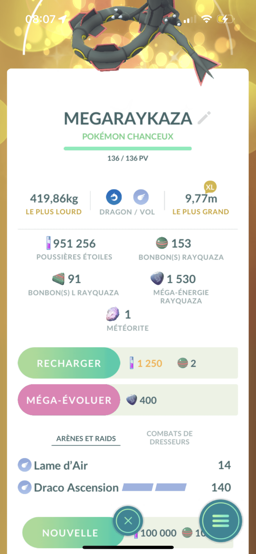 Le guide d'évolution de Méga-Rayquaza et comment trouver des Météorites ...