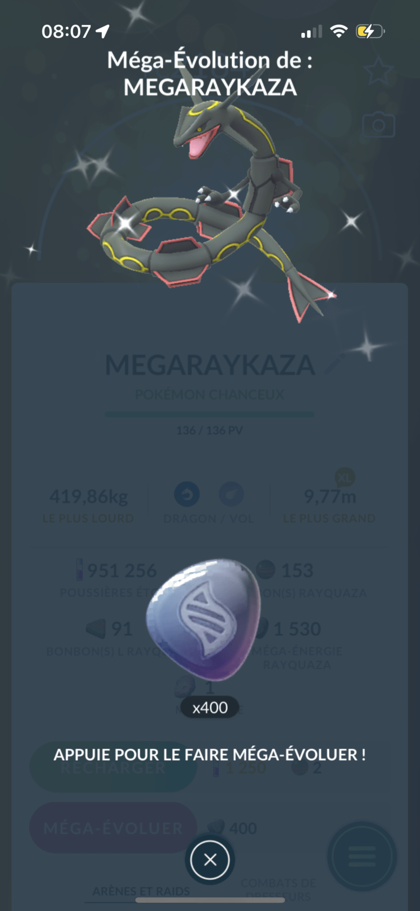 Le guide d'évolution de Méga-Rayquaza et comment trouver des Météorites ...