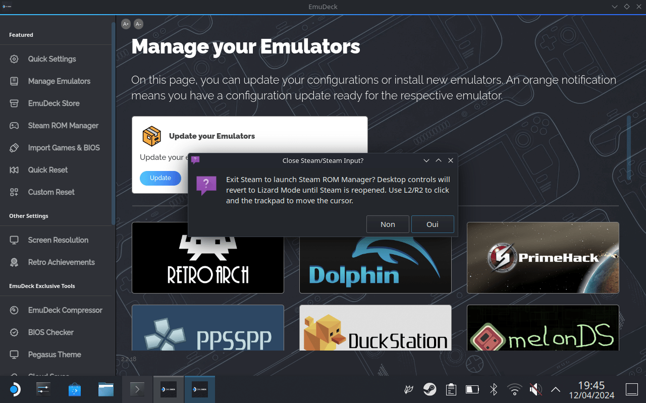 Installer et configurer EmuDeck, l'émulateur de jeux rétro sur Steam Deck