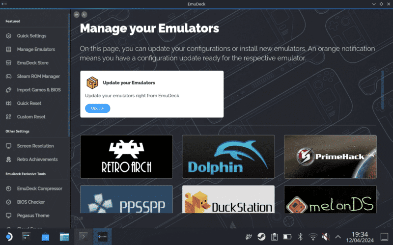 Installer et configurer EmuDeck, l'émulateur de jeux rétro sur Steam Deck