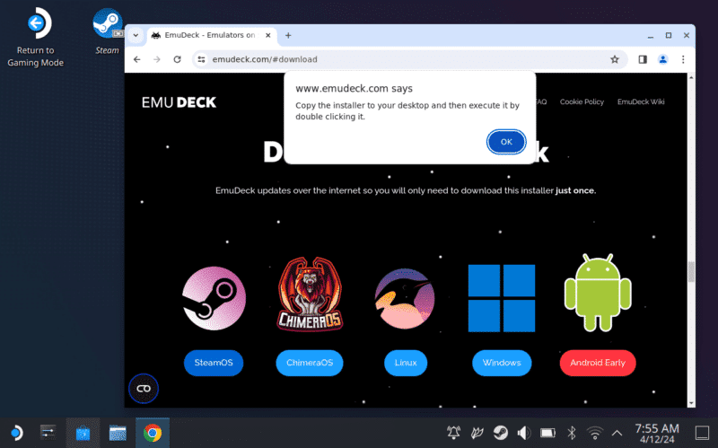 Installer et configurer EmuDeck, l'émulateur de jeux rétro sur Steam Deck