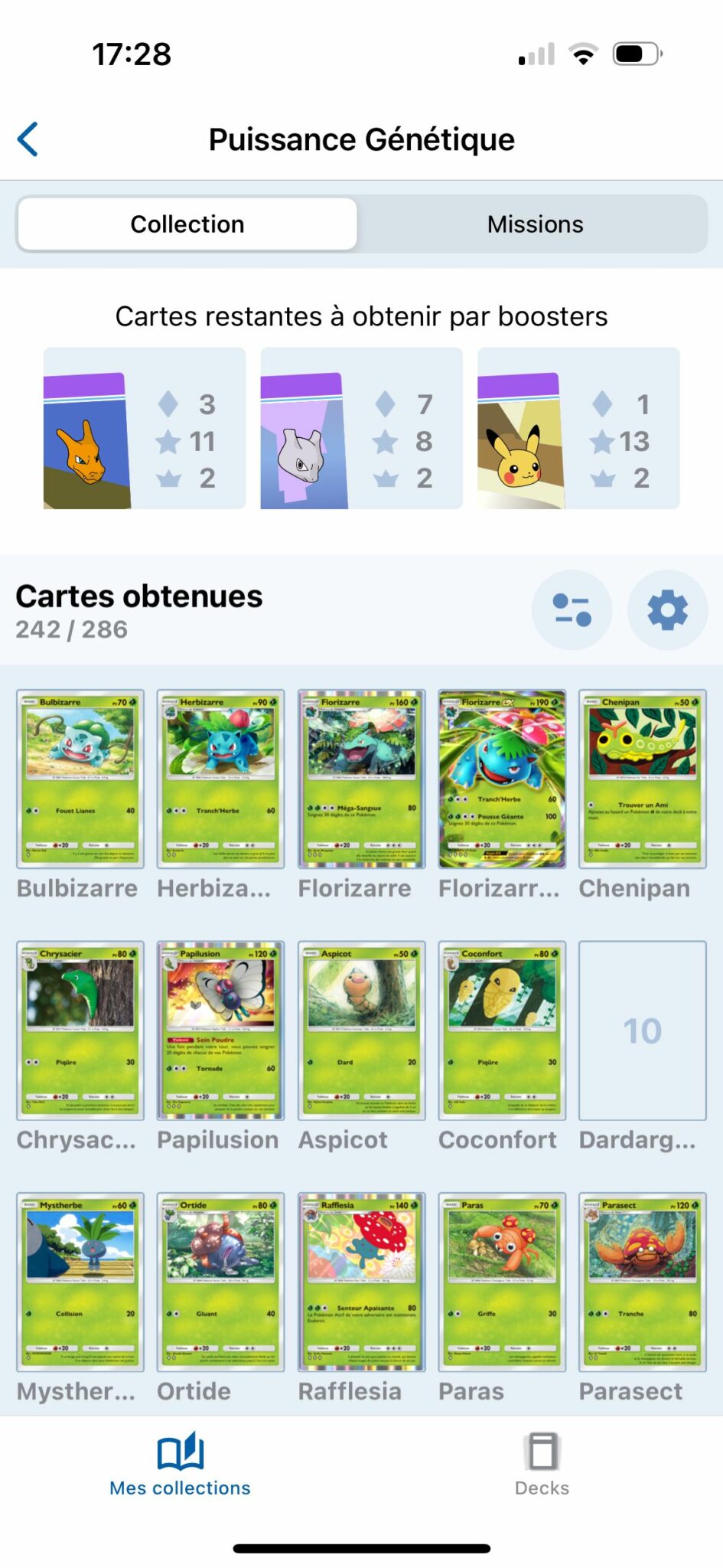 Pokémon Pocket : Outils pratiques de suivi de collection